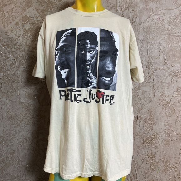 Poetic Justice | Shirts | Poetic Justice Tupac Mens Crew Neck Tshirt ...